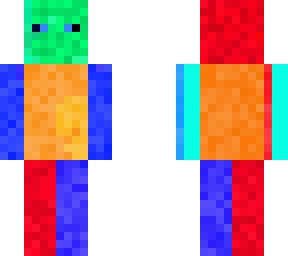 Rainbow Pixel Poof | Minecraft Skin