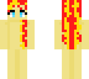 Sunset Shimmer Base | Minecraft Skin