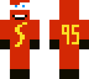 Updated Lightning Mcqueen | Minecraft Skin