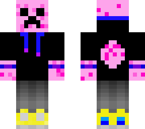 pink creeper | Minecraft Skin