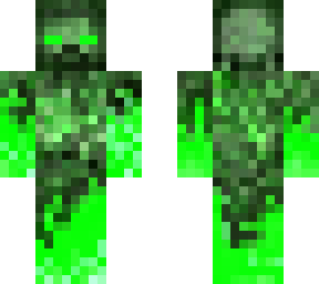 Poison Steve (Green Shadow Infected Steve) | Minecraft Skin
