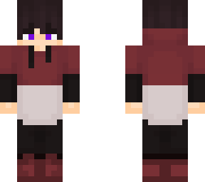 Purple eyes boy | Minecraft Skin