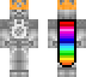 Silver steve king | Minecraft Skin