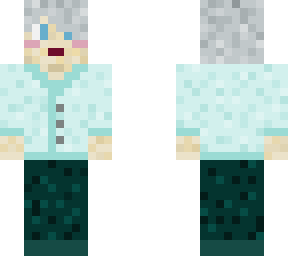 Soft Nonbinary blue boi | Minecraft Skin
