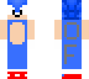 sonic has cape? | sonic| recreating game characters | Minecraft Skin