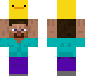 Steve Throwing Duck | Minecraft Skin