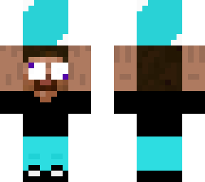 Baby steve carrying DIAMOND block | Minecraft Skin