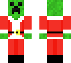 Creeper Santa | Minecraft Skin