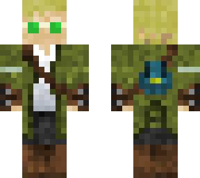 Green Outlander army V2 | Minecraft Skin