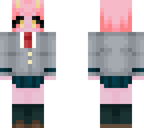 Mina Ashido Skin by xxlucybrgillxx | Minecraft Skin
