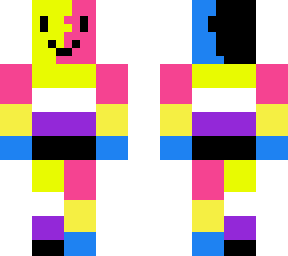 Pan Non-binary skin | Minecraft Skin