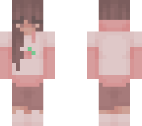 Pink aesthetic girl | Minecraft Skin