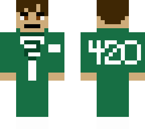 Player 420 Skin Squid Game | Minecraft Skin