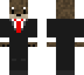 Suit toggleable overlay otter | Minecraft Skin