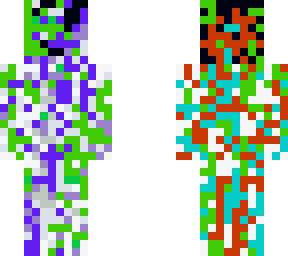 Multi color glitch | Minecraft Skin