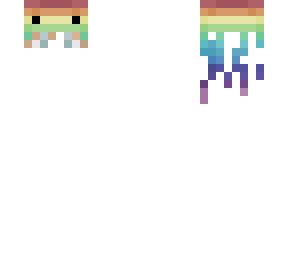 Rainbow Jellyfish | Minecraft Skin