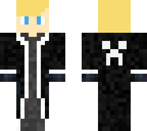 Black cloak | Minecraft Skin