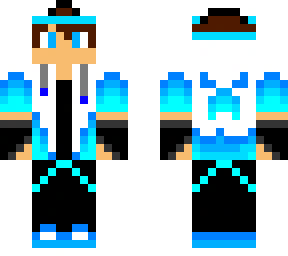 Blue fire | Minecraft Skin