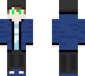 blue jacket :> | Minecraft Skin