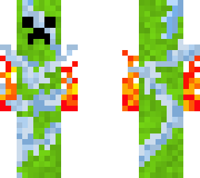 charged creeper | Minecraft Skin