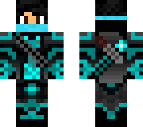 cyan ninja | Minecraft Skin