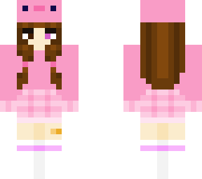 girl axolotl girl | Minecraft Skin