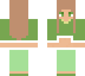 Green girl | Minecraft Skin