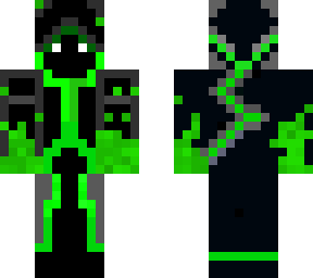 Green Hacker | Minecraft Skin