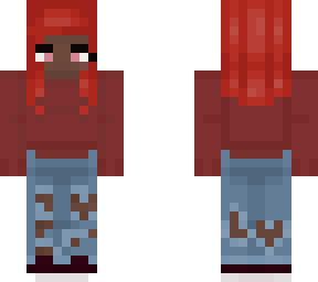 red girl | Minecraft Skin