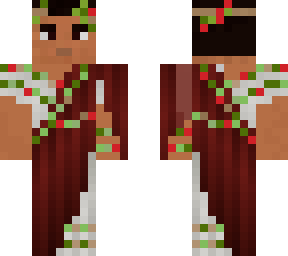 Roman Senator with Leaf Crown (2 Layers) | Minecraft Skin