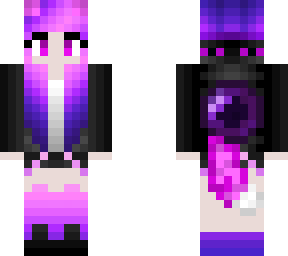 Cute Beautiful Ender World Minecraft Girl Wolf Minecraft Skins