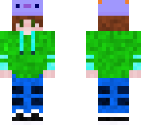 axolotl boy | Minecraft Skin