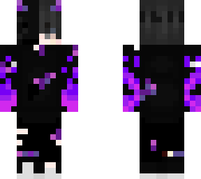 Corrupted purple 3px | Minecraft Skin