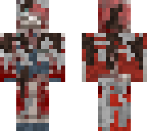 Corrupted Skeleton | Minecraft Skin