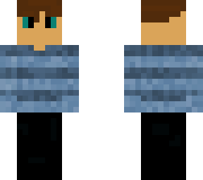 Person in blue jumper | Minecraft Skin