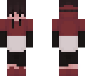 Red and black eboy | Minecraft Skin