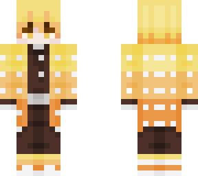 zenitsu (demon slayer) | Minecraft Skin