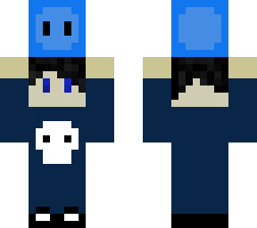 diamond block head | Minecraft Skin