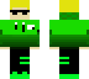 green hacker | Minecraft Skin