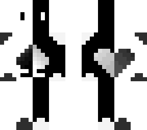 black and white jester | Minecraft Skins