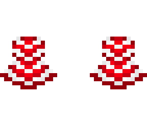 OB - Red CandyCane Stripe Dress | Minecraft Skin