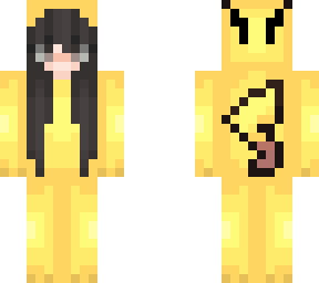 Pikachu Girl Minecraft Skin