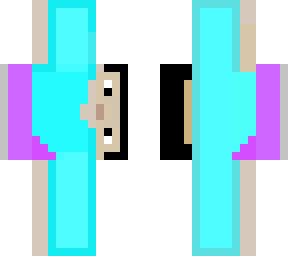 Sideways STEVE | Minecraft Skin