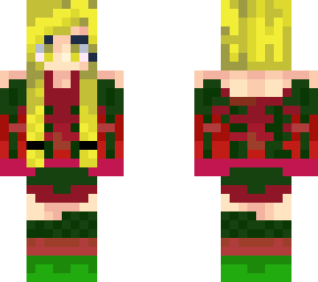 Yellow nature elf | Minecraft Skin