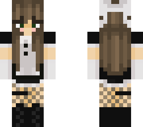 certified maid w/ fishnets | Minecraft Skin