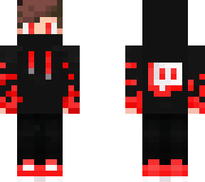 minecraft twitch red gamer skin | Minecraft Skin