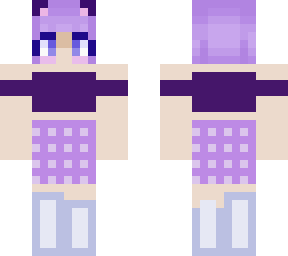 Purple cat | Minecraft Skin