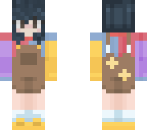 Kidcore and Dark Academia Mashup bc why not? | Minecraft Skin