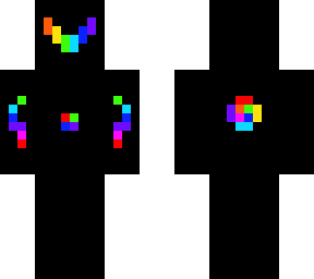 rainbow hacker | Minecraft Skins