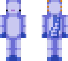 super rare blue axolotl | Minecraft Skin